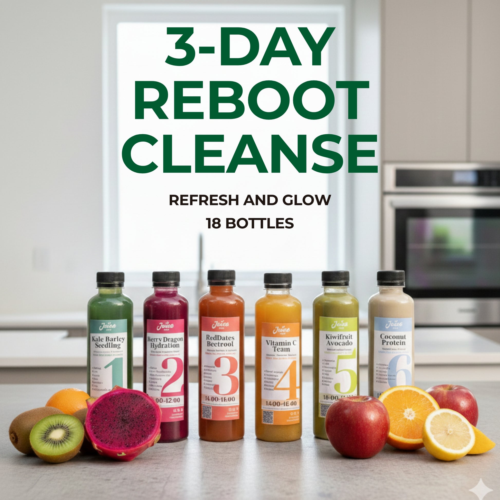 3-DAY REBOOT CLEANSE – Juice Now
